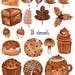 Commercial Use Fall Treats Clipart Set 300 DPI Transparent Back Ground ...