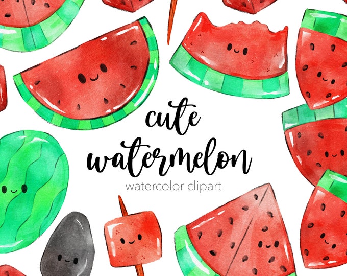 Kawaii Fruits Clipart, Cute Fruits Clip Art, Kawaii Food Clipart ...