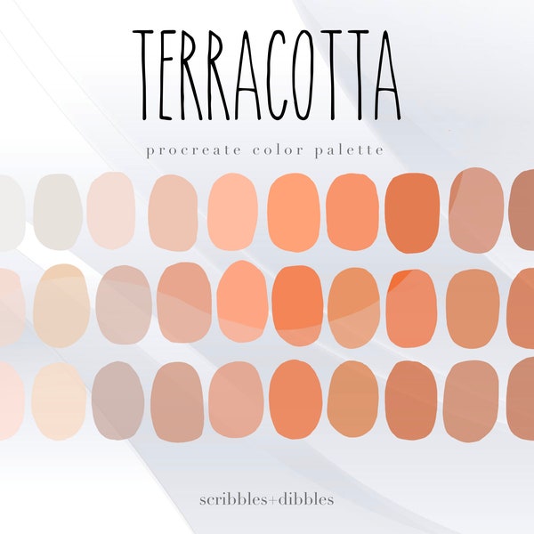 Terracotta Color Palette - Etsy