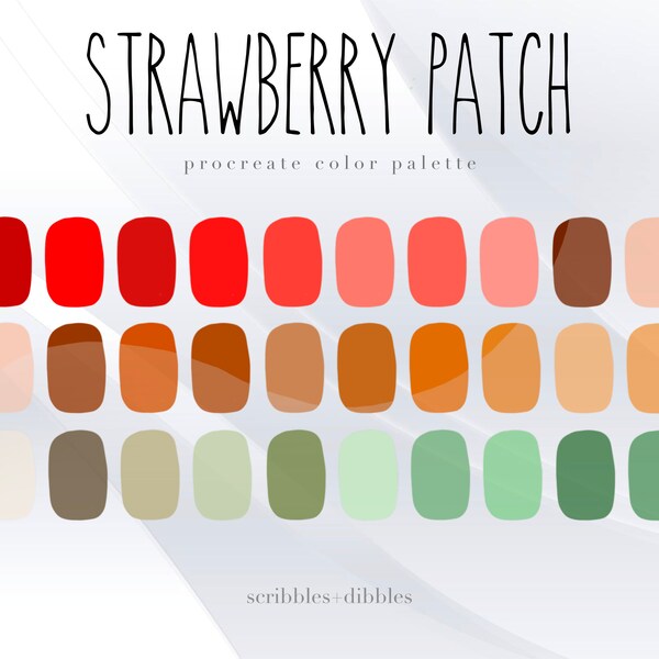 Sea Breeze Procreate Color Palette 30 Handpicked Swatches - Etsy