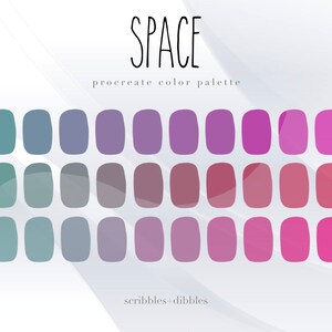 Space Procreate Color Palette 30 Handpicked Swatches - Etsy