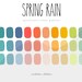 Spring Rain Procreate Color Palette 30 Handpicked Swatches - Etsy