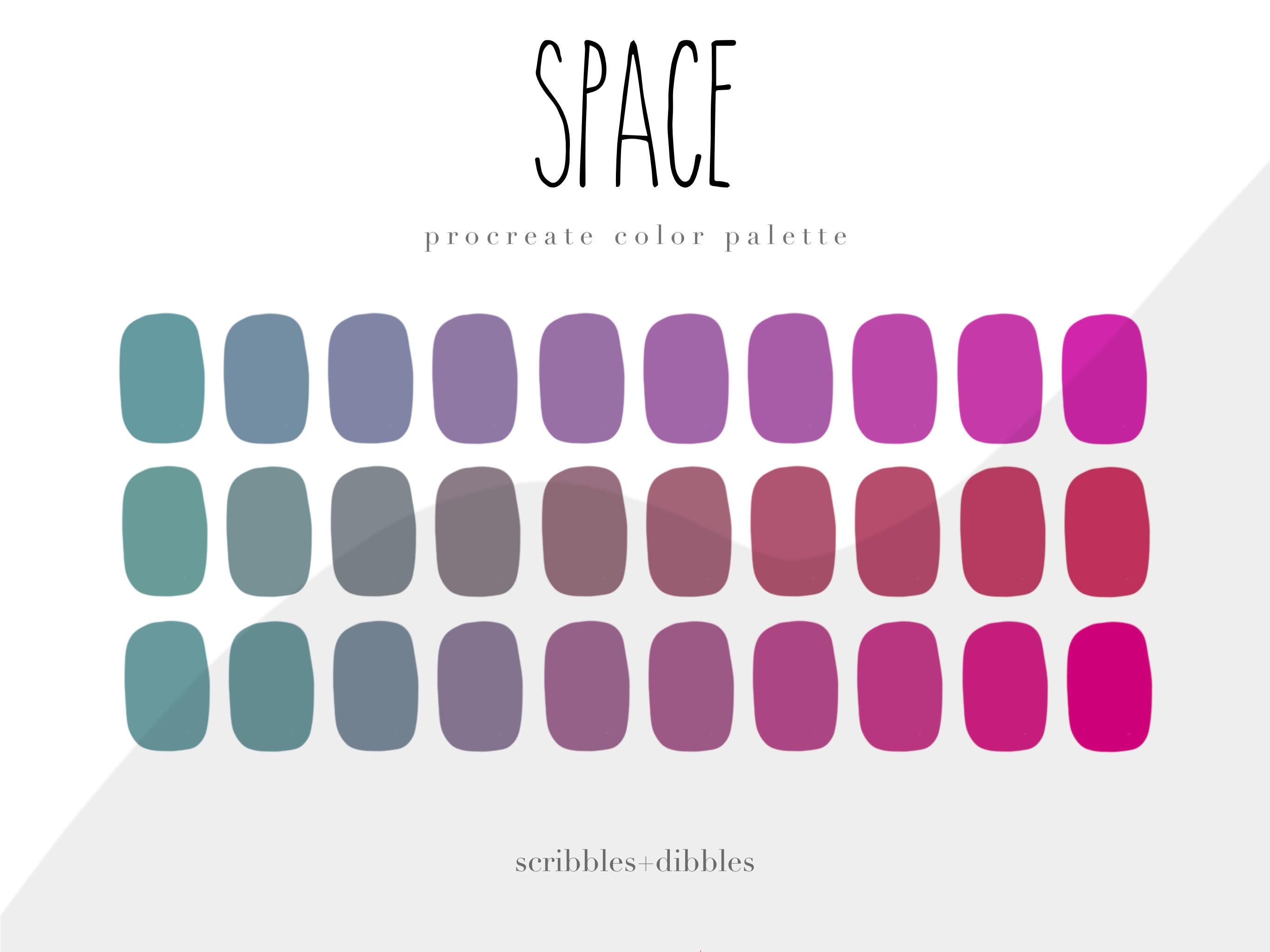 Space Procreate Color Palette 30 Handpicked Swatches - Etsy