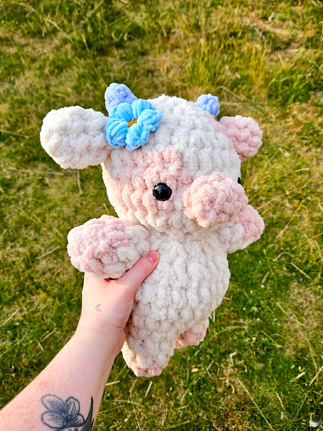 Strawberry Milkshake Cow - Etsy