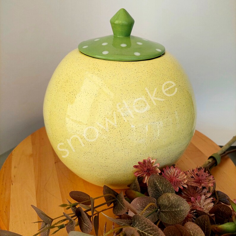 Handmade Ceramic Jar 5000ml Storage, Ceramic Jar With Lid, Decorative ...