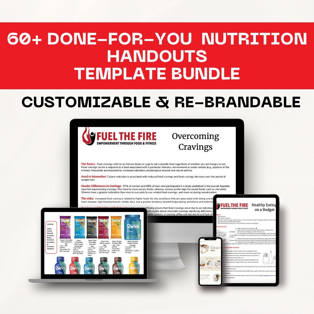 60+ Editable Google Doc Dietitian Nutritionist Handout Templates ...