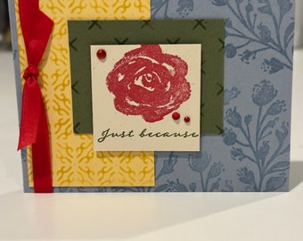 Handmade Stampin’ Up! Card - Etsy