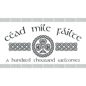 Cead Mile Failte - Etsy