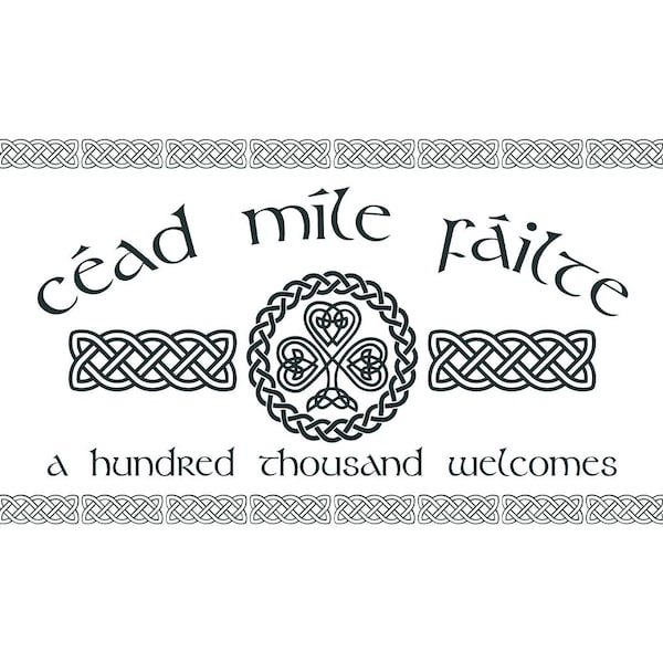 Cead Mile Failte - Etsy