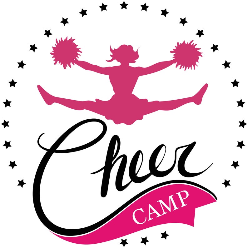 Cheer Camp, Cheerleader Logo, Cheers Bitches, Cricut Design Cut Files ...
