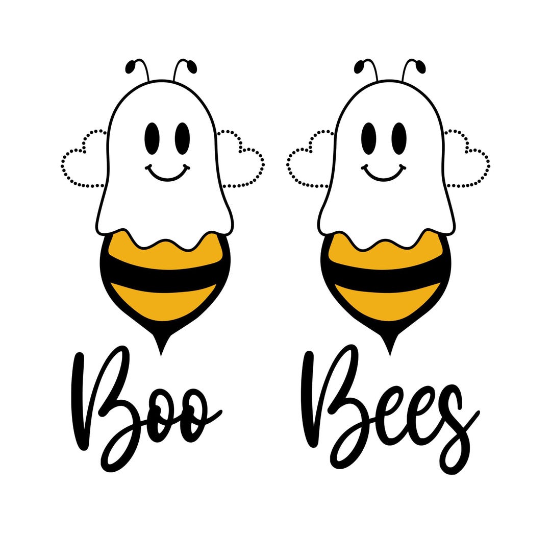 Boo Bee, Halloween Bee Ghost, Funny Halloween, Halloween Design, Cricut ...