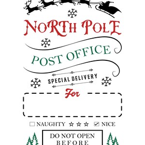 Christmas Santa Sacks Bundle, 10 Christmas Sock Labels Collection, Xmas ...