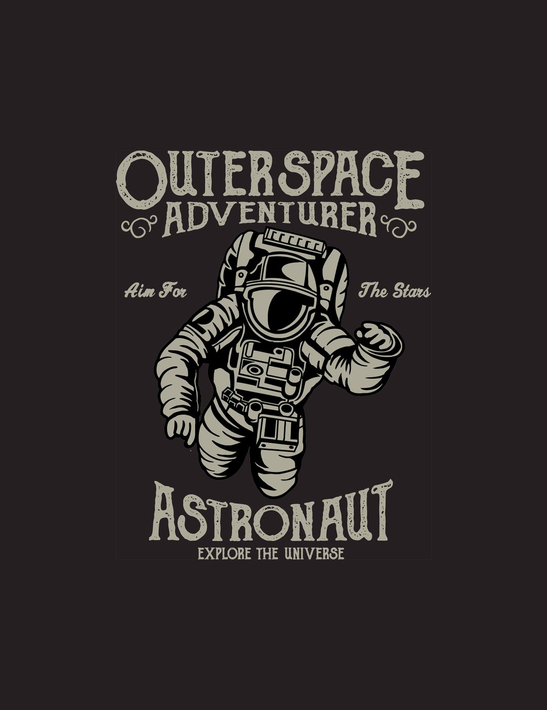 Outer Space Adventurer, Aim for the Stars, Astronaut Explore the ...