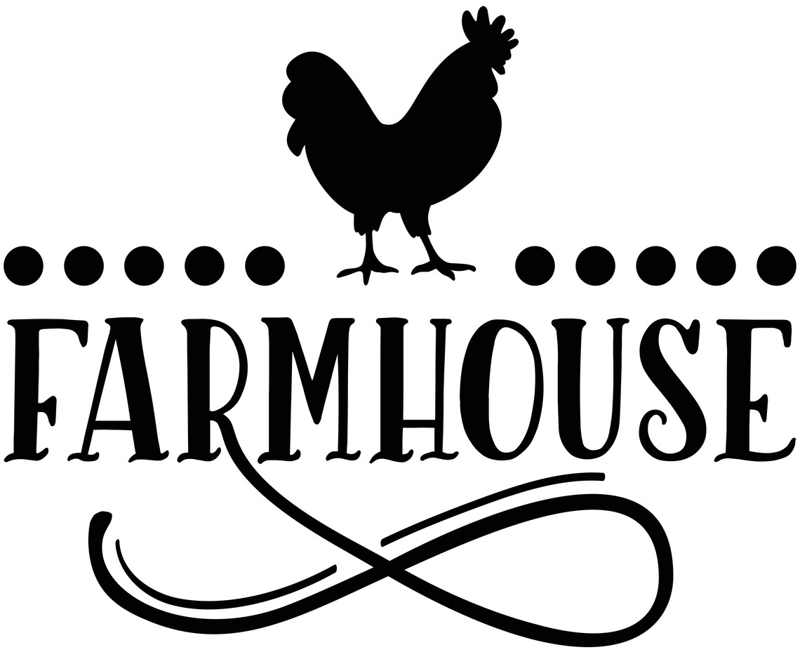 Farmhouse Rooster, Layered Cricut Design Cut File SVG PNG Dxf Ai EPS ...