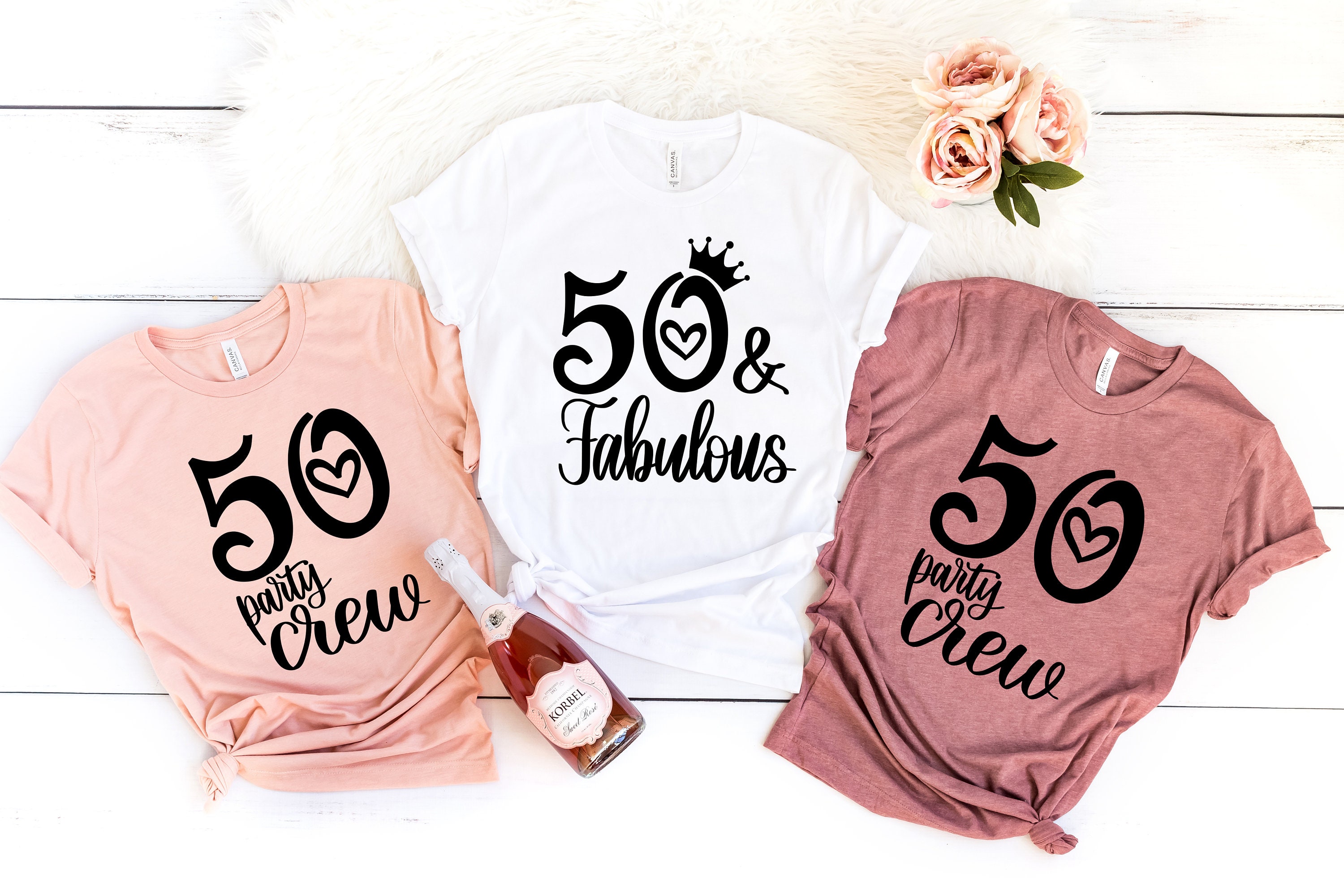 Fiftieth Birthday Party Bundle : 50 & Fabulous, 50 Party Crew, Two ...