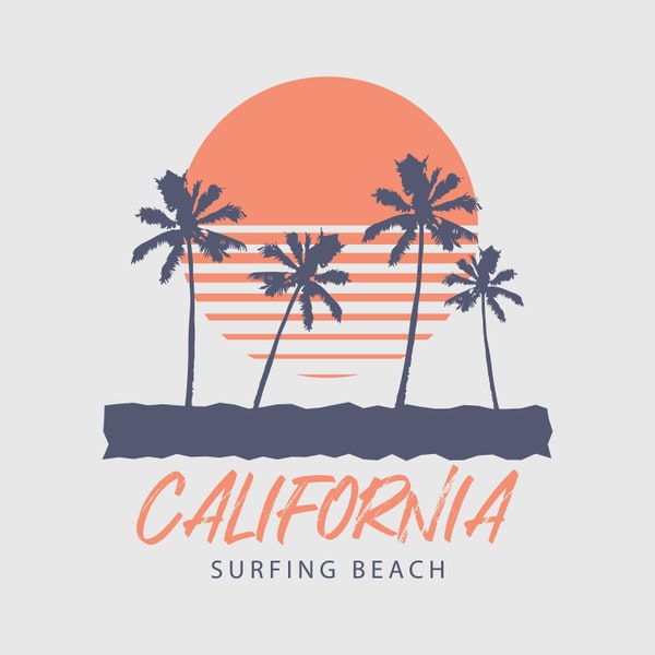 California Surfing - Etsy