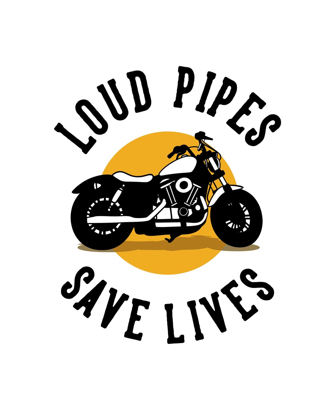 Loud Pipes, Save Lives, Chopper Quotes Design, Layered Cricut Design ...