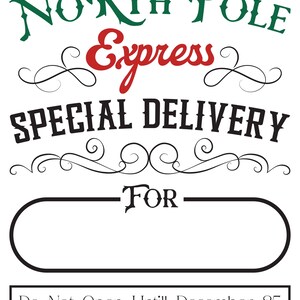 Christmas Santa Sacks Bundle, 10 Christmas Sock Labels Collection, Xmas ...