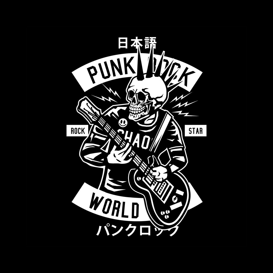 Punk Rock World, Rock Star, Layered Cricut Design Cut Files SVG PNG EPS ...