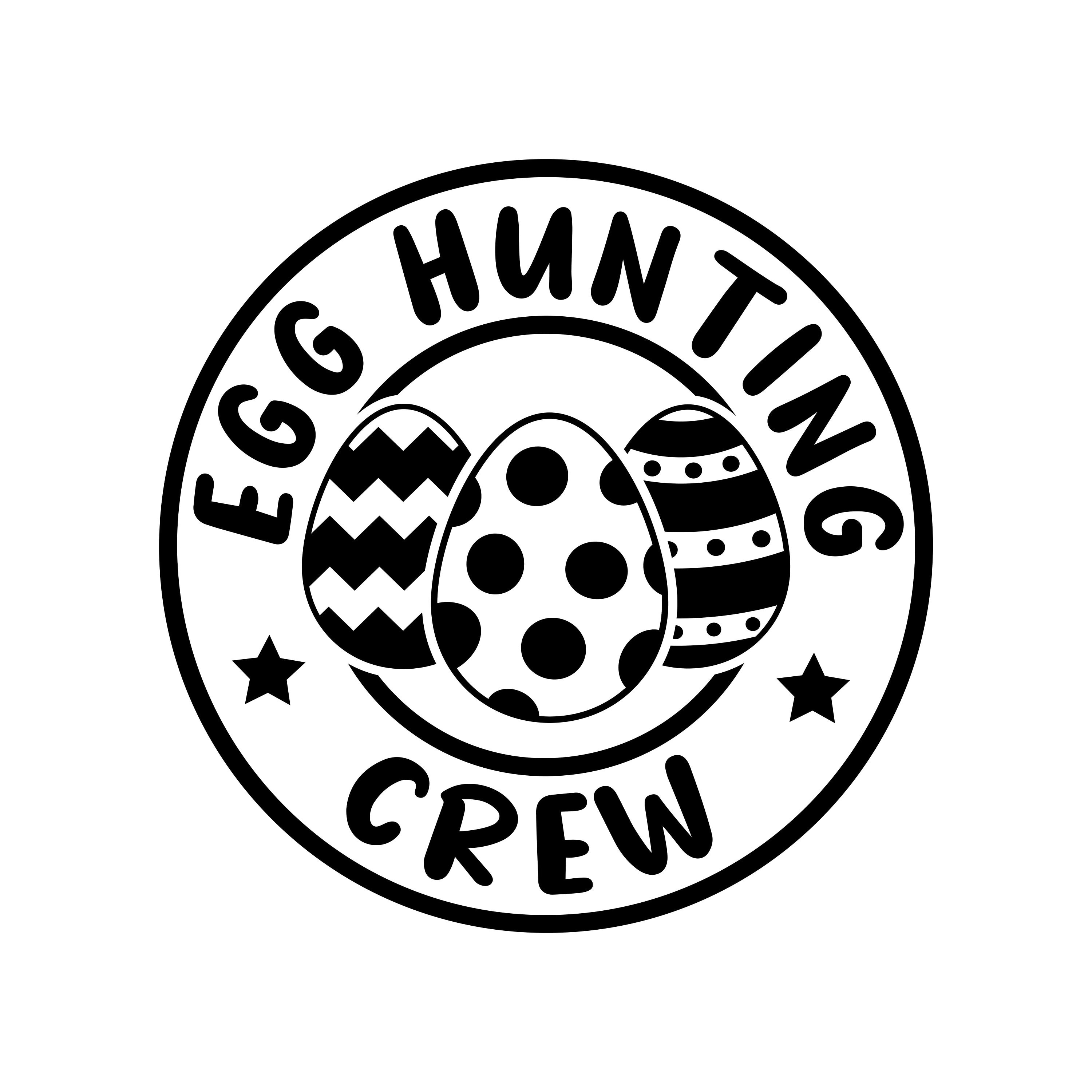 Egg Hunting Crew, Easter Squad, Cricut Design Cut Files SVG PNG JPG Ai ...