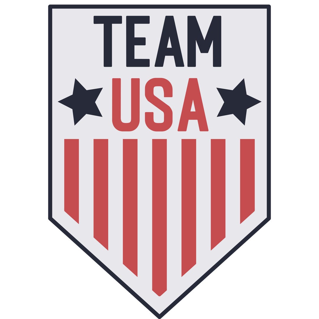 Team Usa, American Team Logo, Cut Files SVG EPS Dxf Jpg Png Digital ...