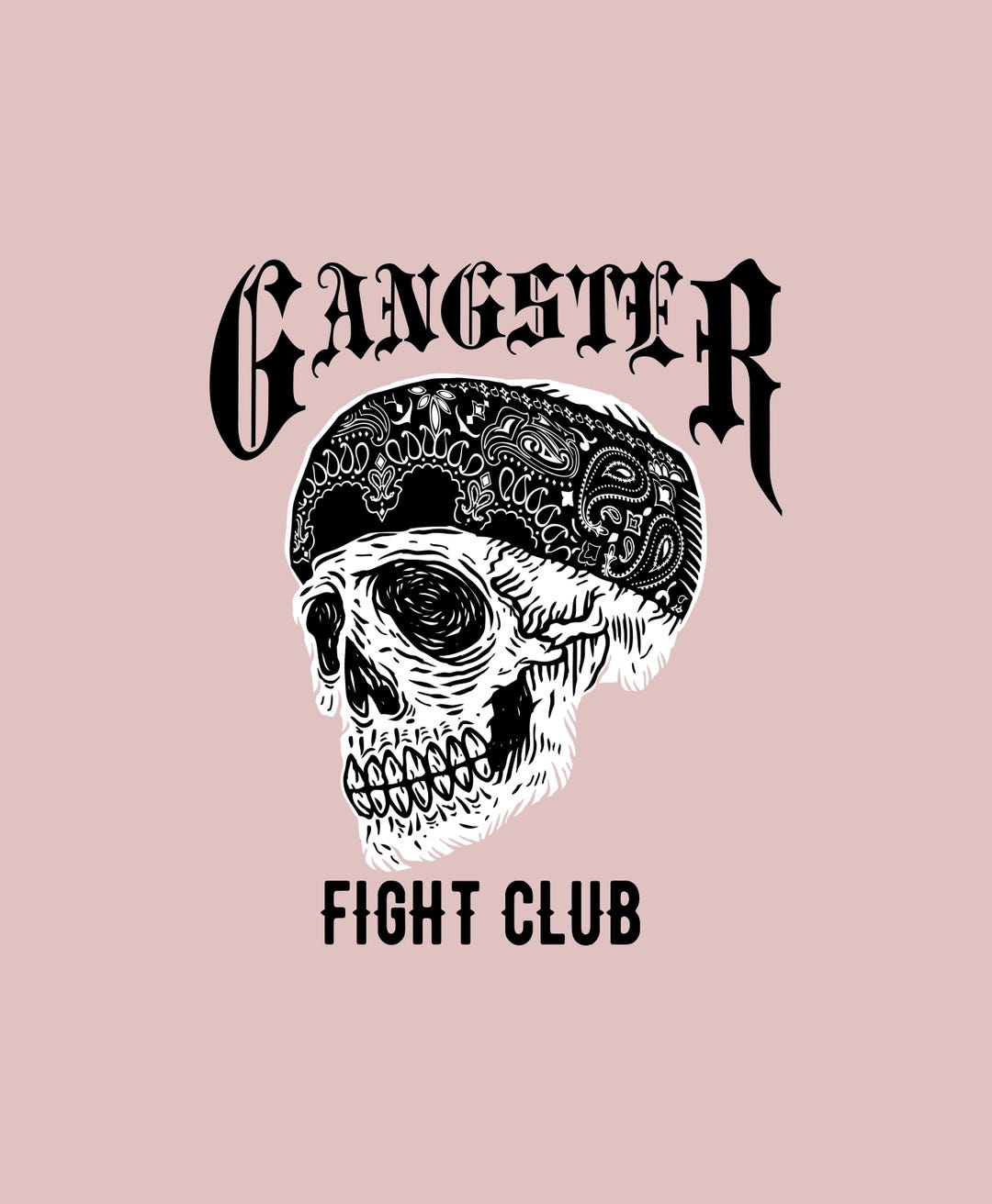 Gangster Fight Club, Gangster Skull Design, Cricut Design Cut Files SVG ...