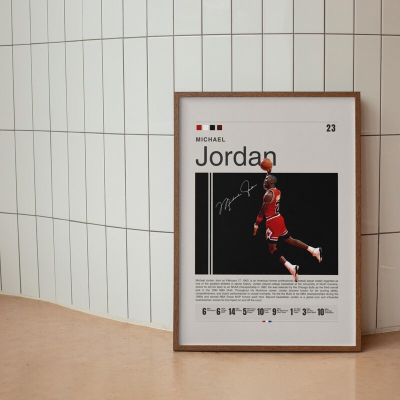 Michael Jordan Poster - Etsy