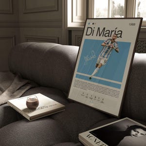 Angel Di Maria Poster, Real Madrid Poster, Soccer Gifts, Sports Poster ...
