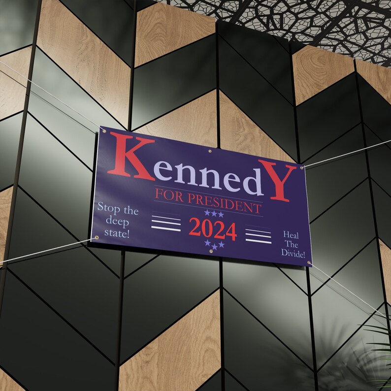 Robert F. Kennedy Heal the Divide Banner Rfk for President Election ...