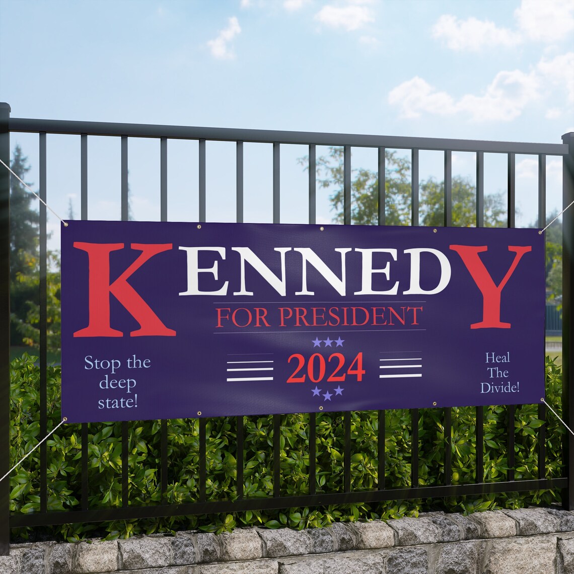Robert F. Kennedy Heal the Divide Banner Rfk for President Election ...