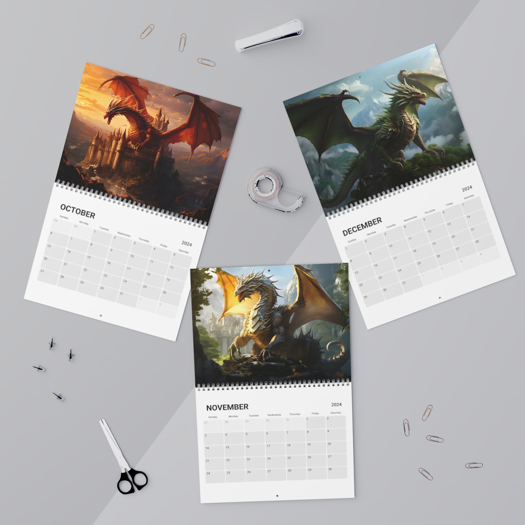 Dragon Posters&calendar 2024 Dungeons and Dragons, Urwizards, Free ...