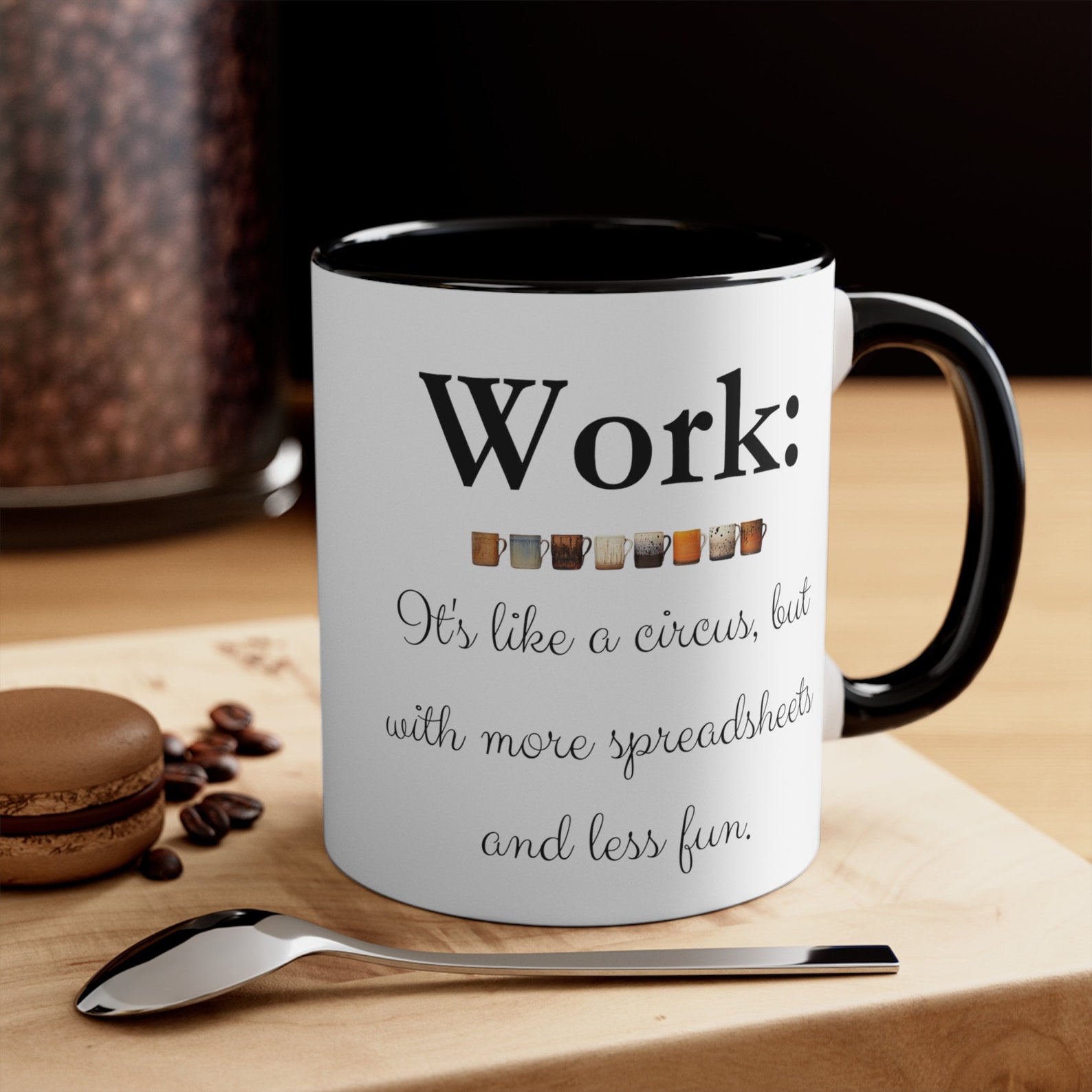 Work Like Circus Office Humor Laugh Admin HR Sarcasm Perfect Gift ...