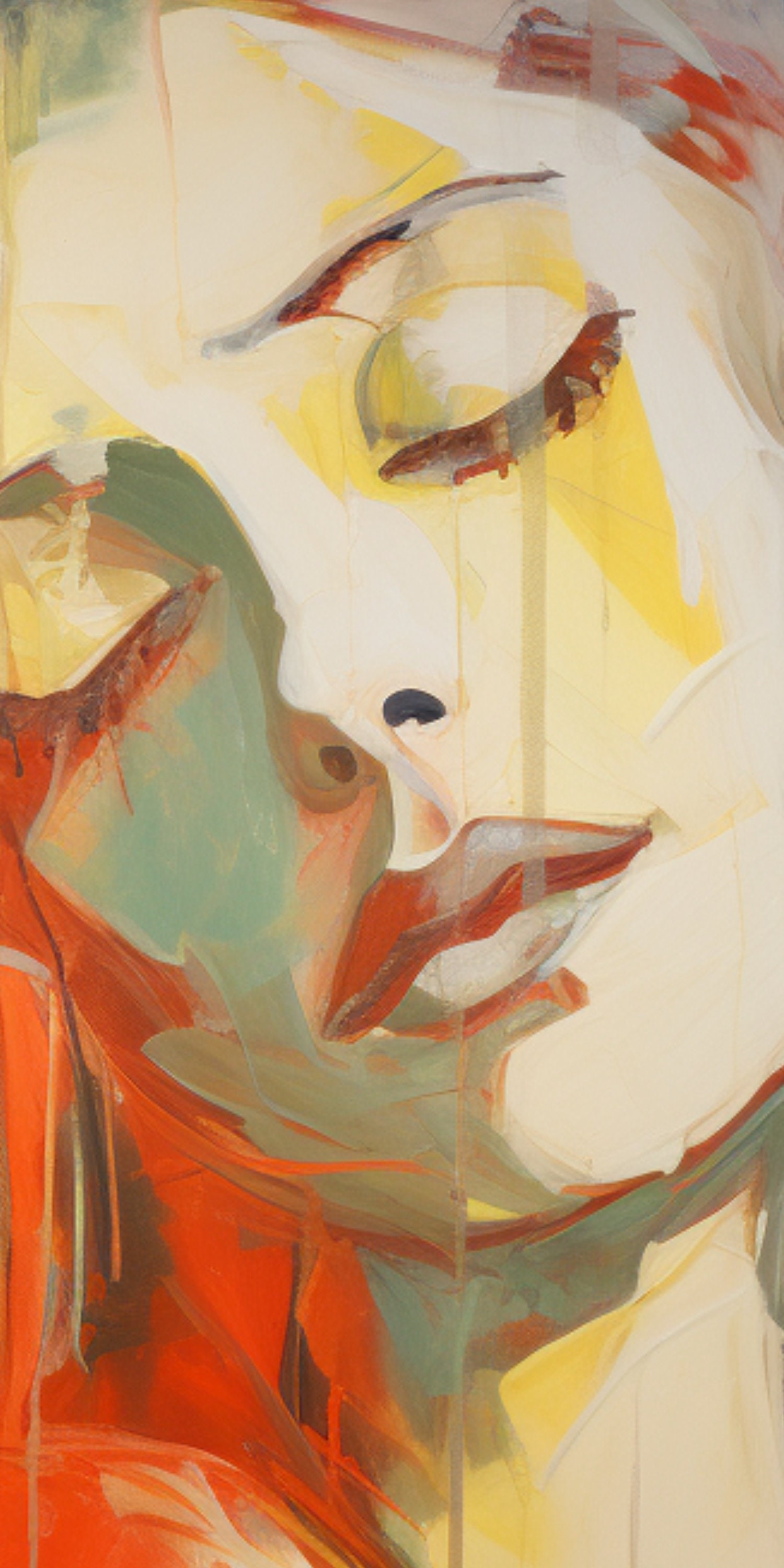 Triptych, 3 Sisters, Abstract, Modern Art, 3 Piece Framed Canvas Wall ...