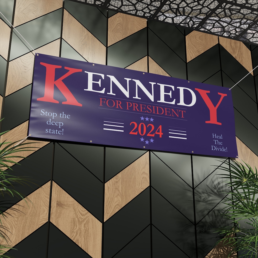 Robert F. Kennedy Heal the Divide Banner Rfk for President Election ...