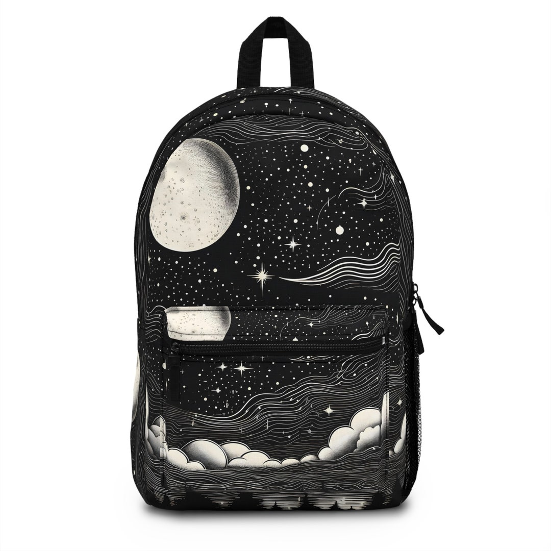 Starry Night Backpack, Dragon Backpack, Custom Backpack, Ita, Laptop ...