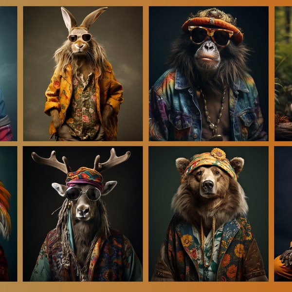 Funny Animal Art - Etsy