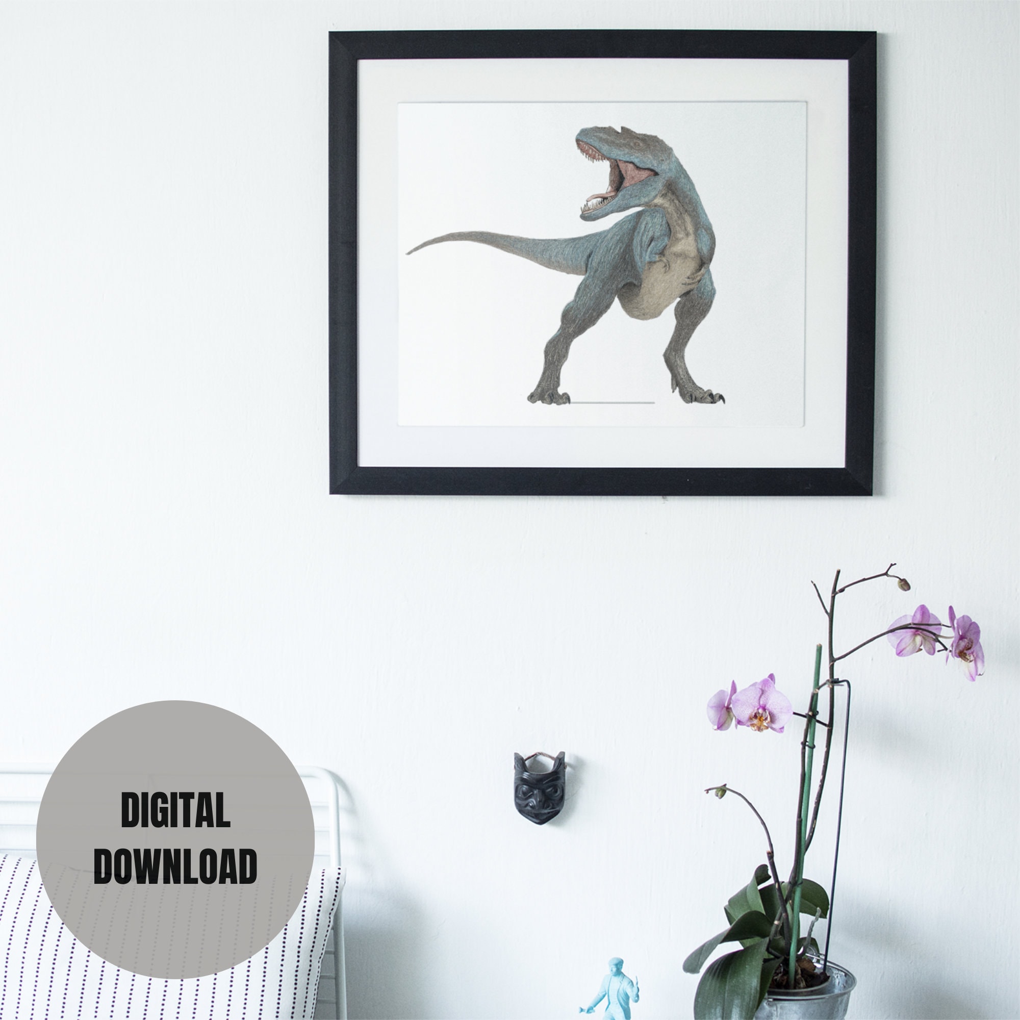 Tyrannosaurus Rex Print T Rex Print T Rex Wall Art Digital - Etsy