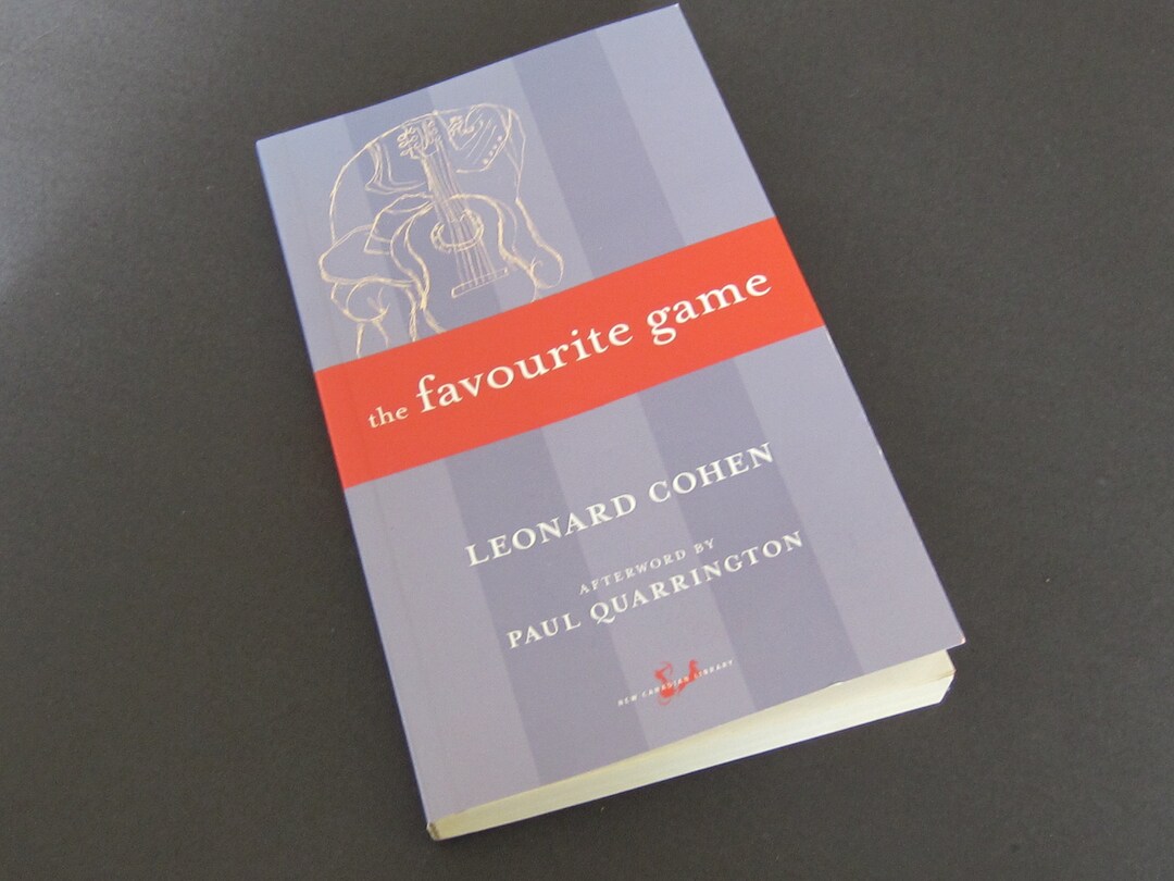 The Favourite Game by Leonard Cohen Book 1994 Paperback - Etsy