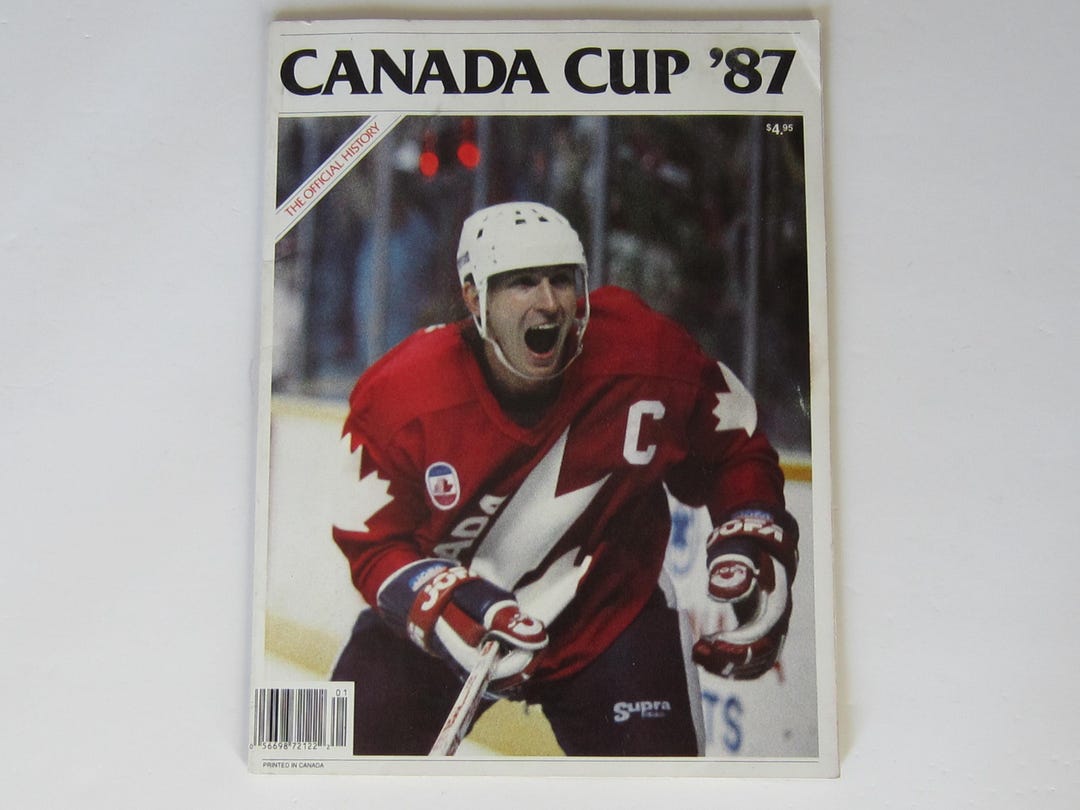 Canada Cup 87 Magazine the Official History Vintage Hockey Magazine - Etsy