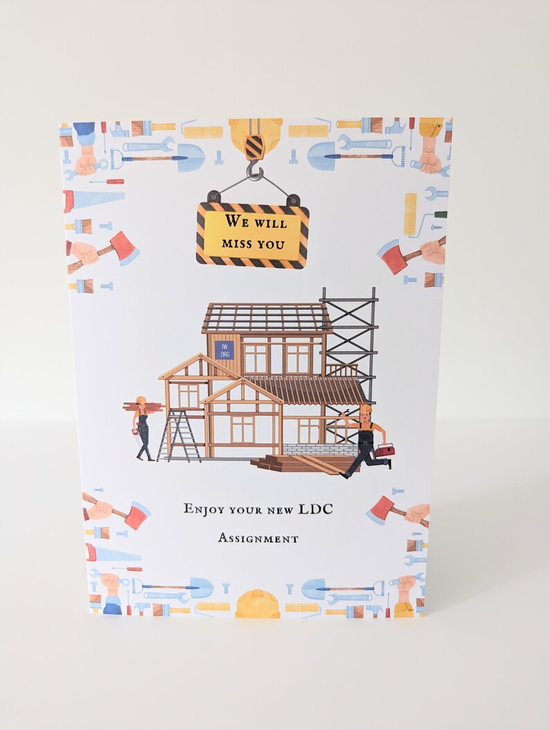 JW Card Enjoy Your New LDC Assignment Goodbye JW Card Reassignment - Etsy