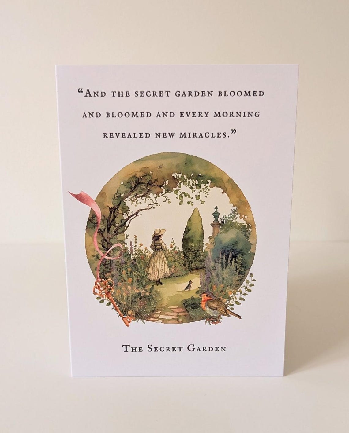 The Secret Garden Greetings Card A6 Blank Card Secret Garden Quotes - Etsy