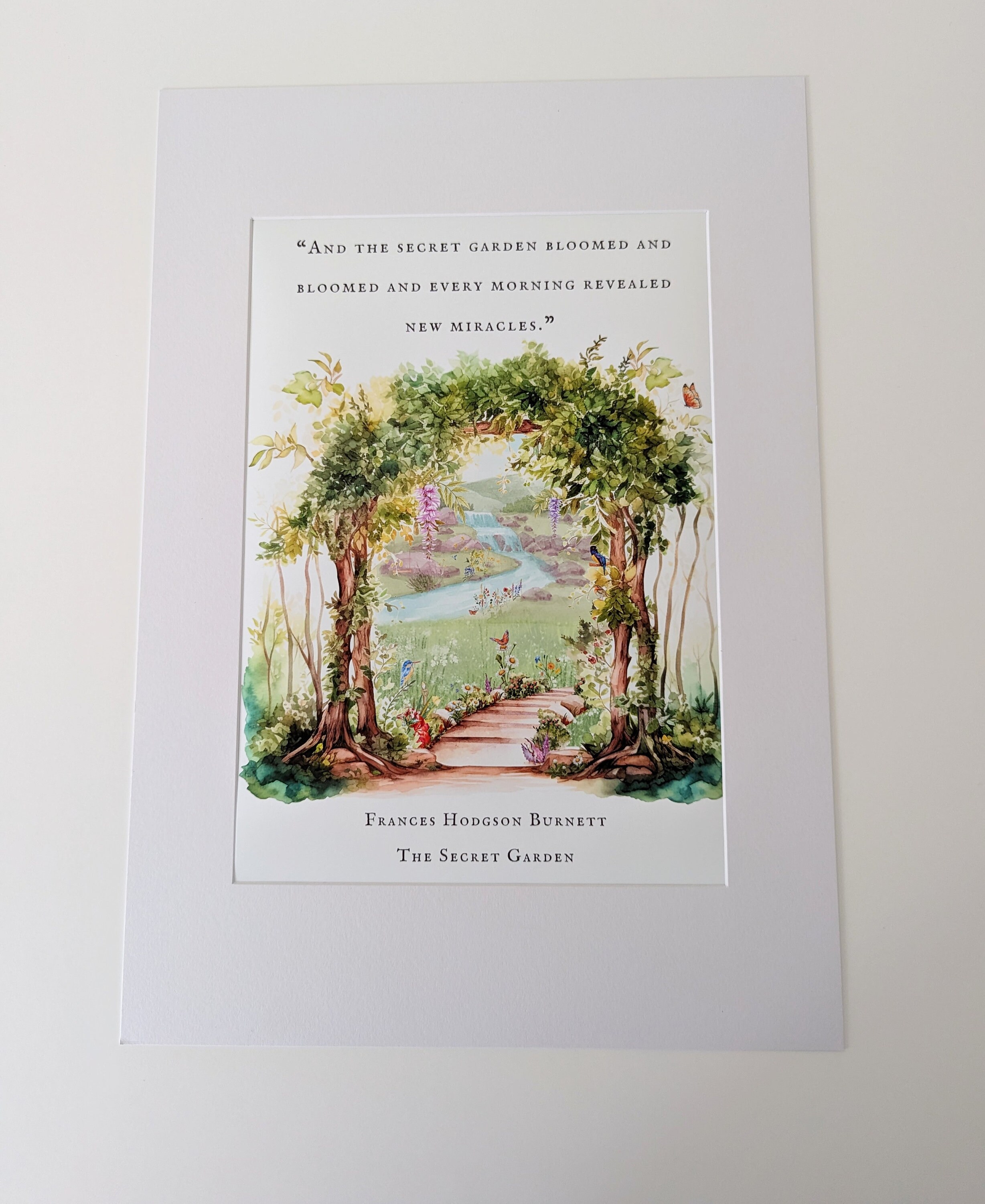 The Secret Garden Beautiful A4 Print Frances Hodgson Burnett, Secret ...