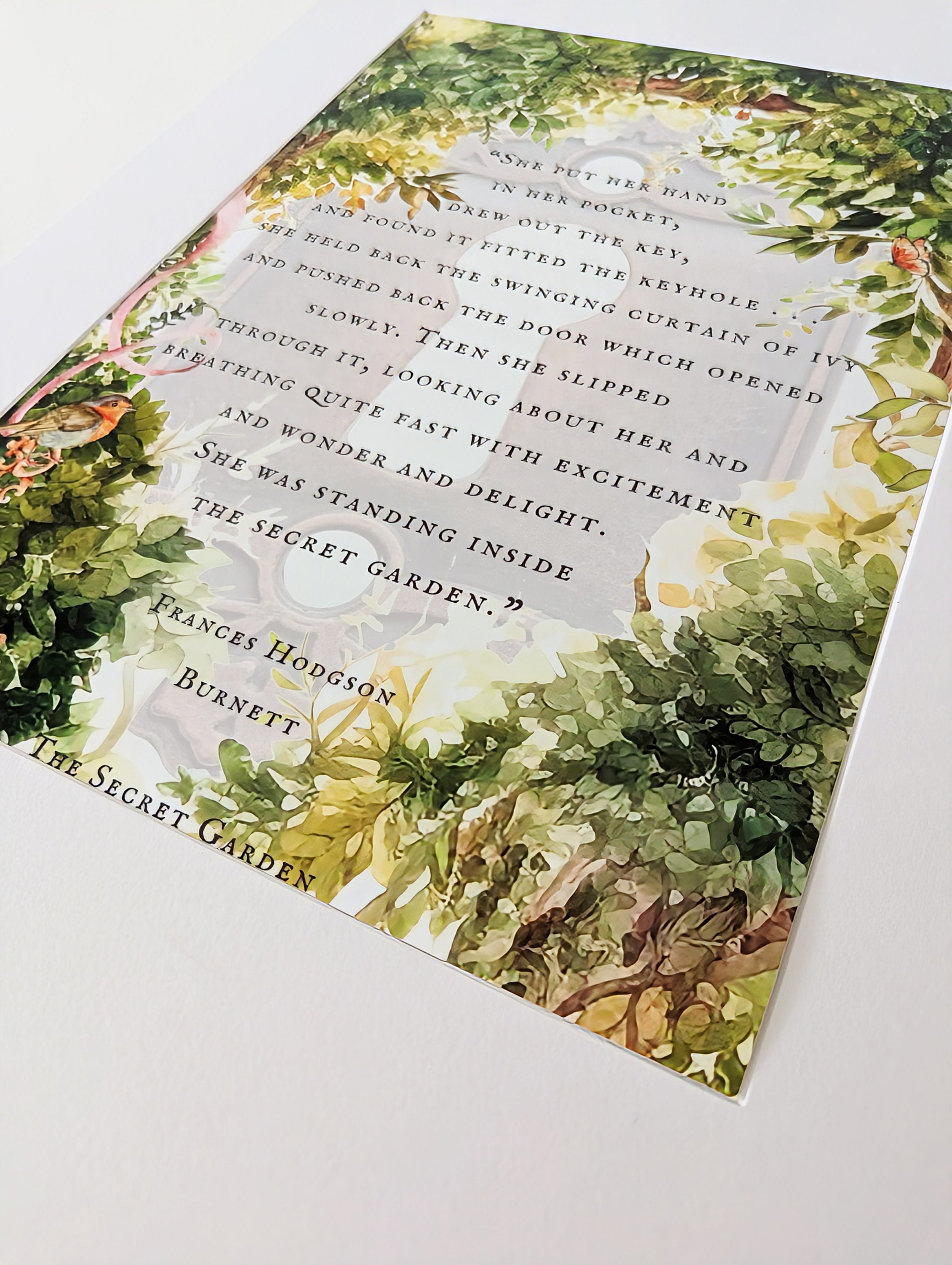 The Secret Garden Beautiful A4 Print Frances Hodgson Burnett, Secret ...