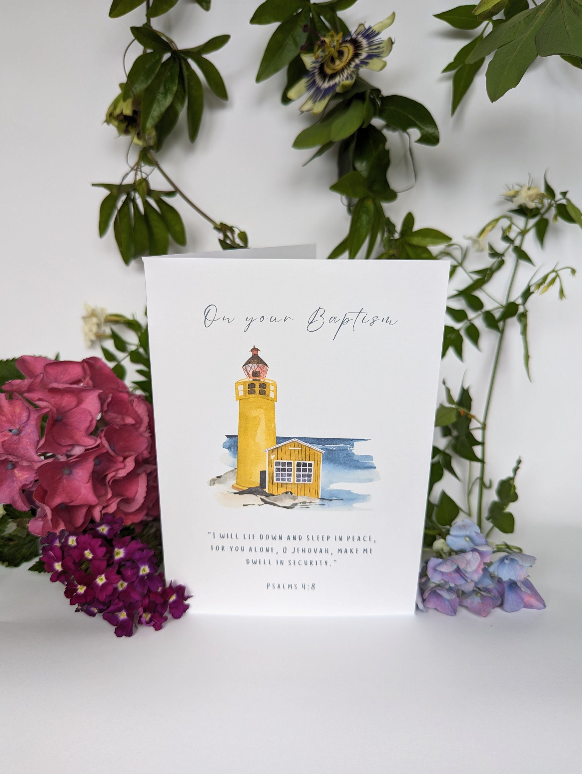 JW Baptism Card Encouraging Scriptural JW Baptism Card - Etsy