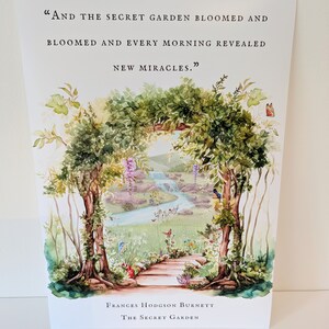 The Secret Garden Beautiful A4 Print Frances Hodgson Burnett, Secret ...