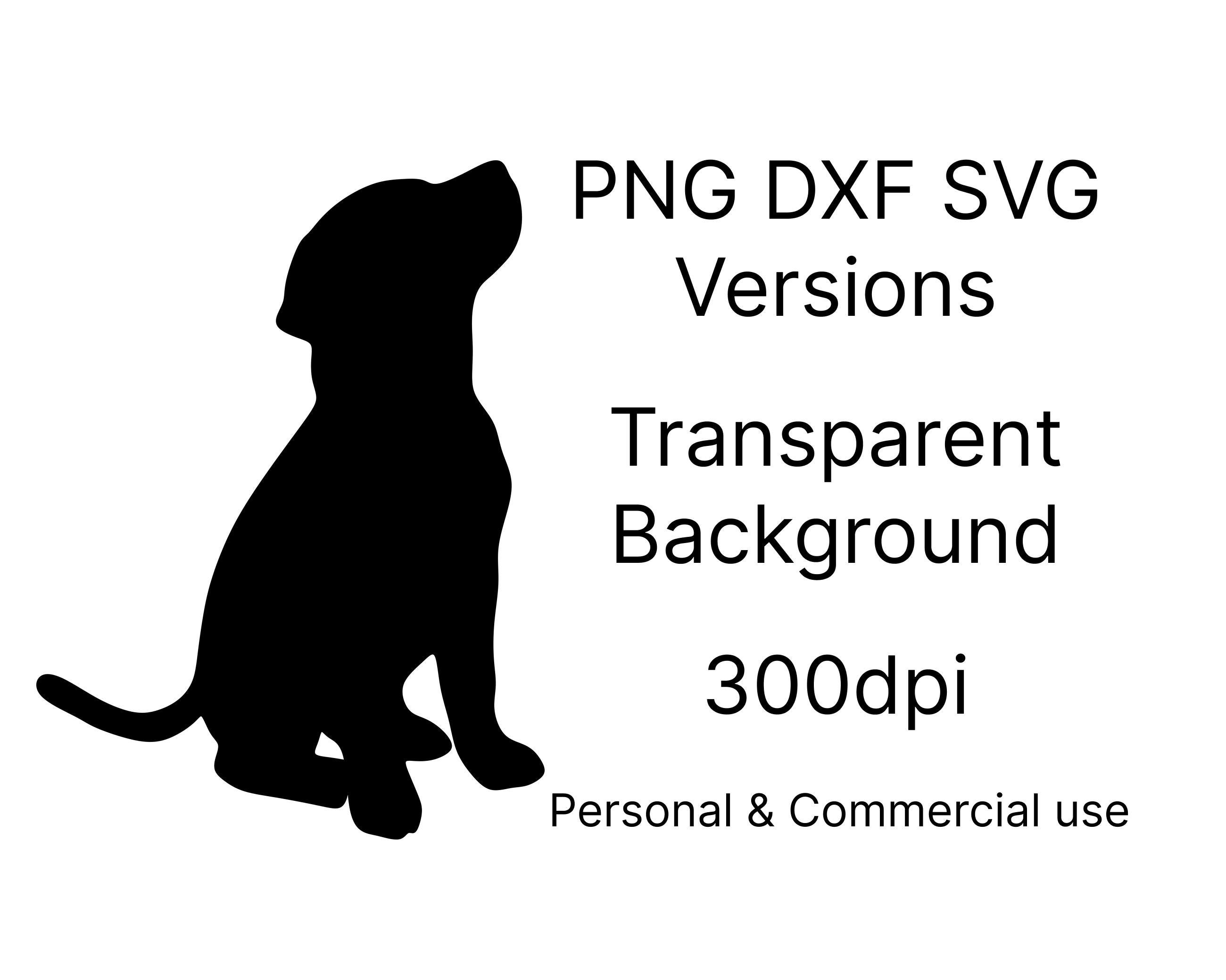 Labrador Puppy Silhouette: Dog SVG, PNG, DXF Cut File (digital Download ...