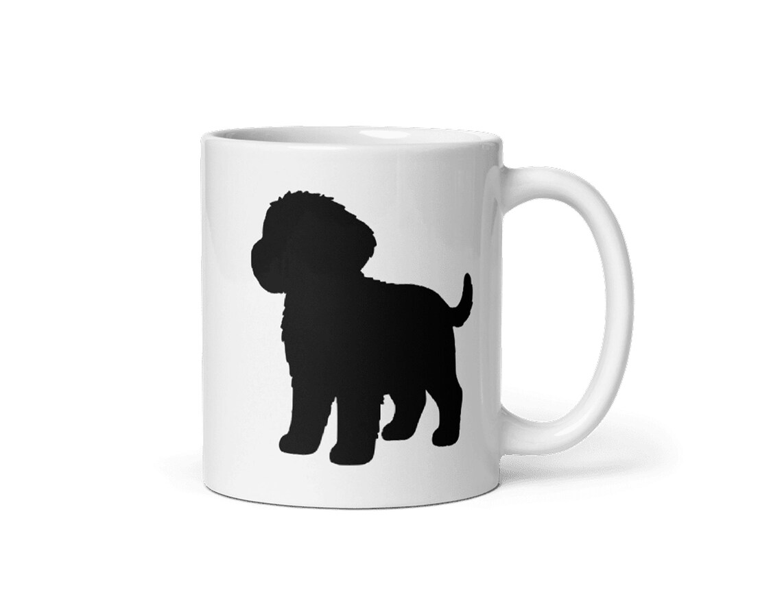 Cockapoo Puppy Silhouettes: SVG PNG Bundle, Commercial License (digital ...
