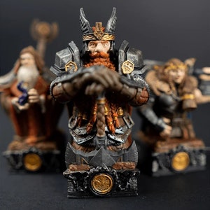 Dwarf Chess Set (unpainted & No Board) - Etsy