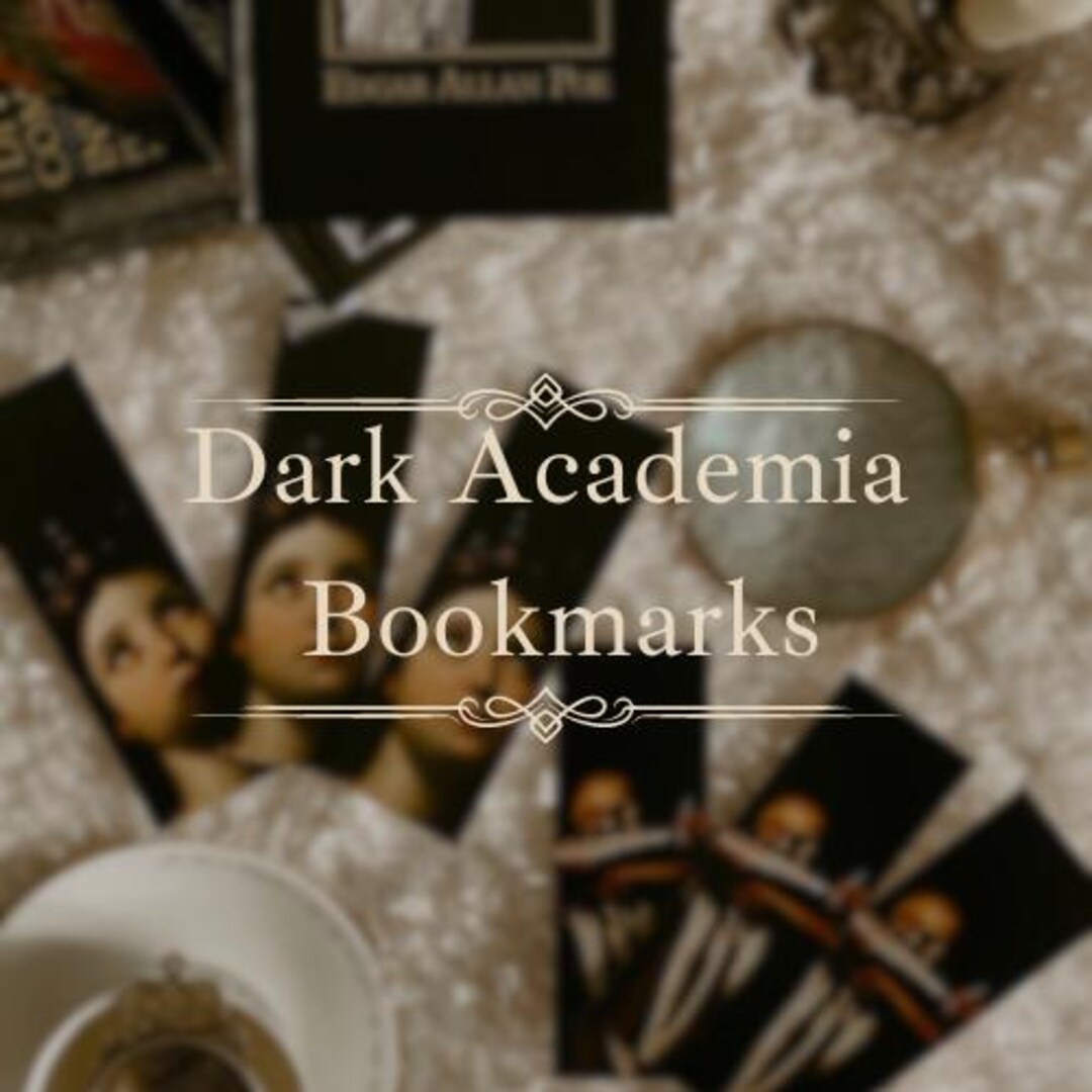 Dark Academia Bookmarks | Baroque Art Bookmarks - Etsy