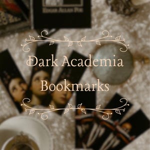 Dark Academia Bookmarks | Baroque Art Bookmarks - Etsy
